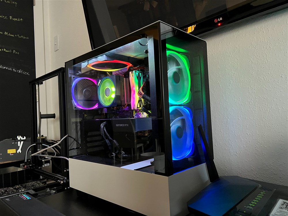 NZXT Rainbow White for VR - Micro Center Build