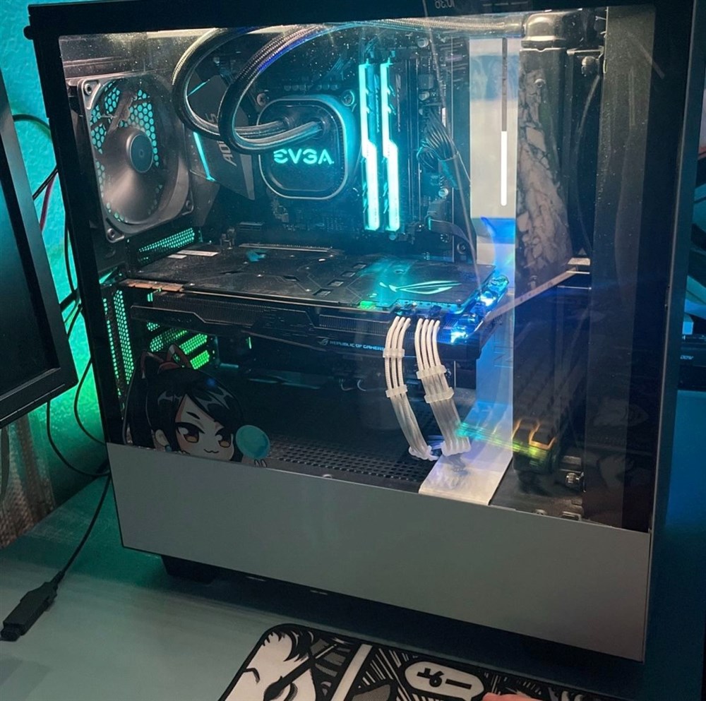 Valorant Agent Sage Themed Gaming Computer - Micro Center Build