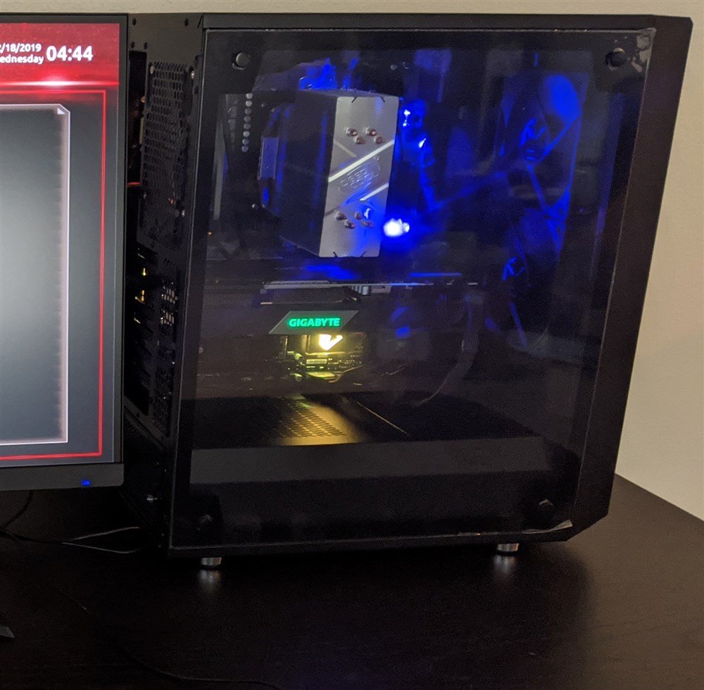 Minimal RGB Airflow - Micro Center Build