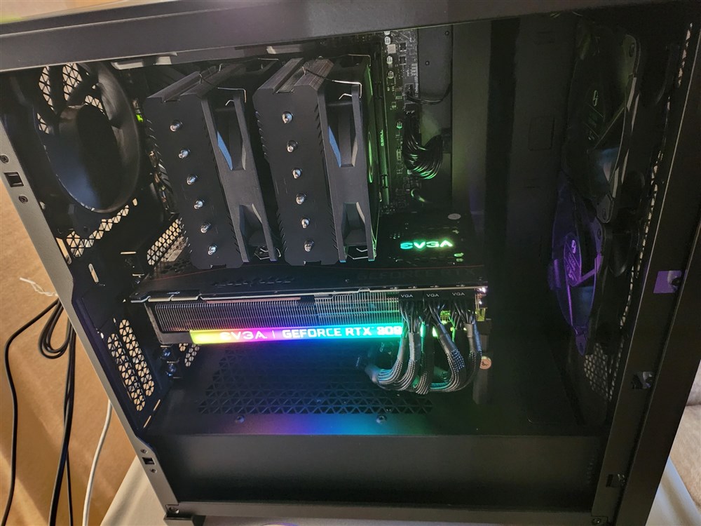 Black - Minimal RGB - Micro Center Build