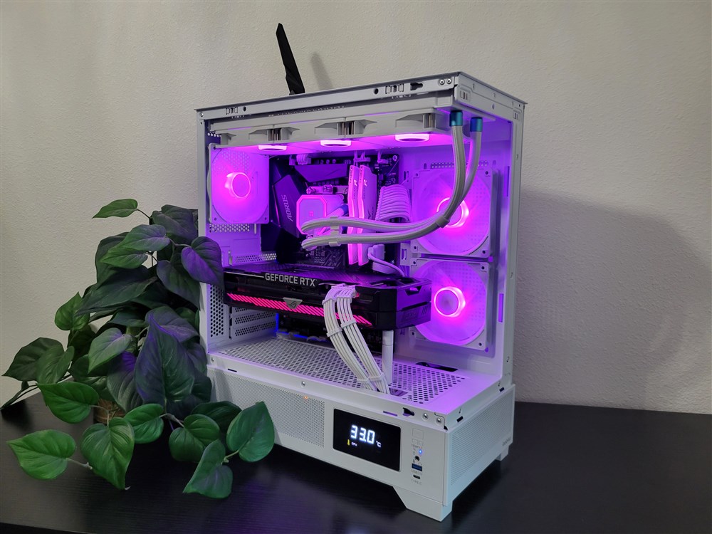 Clean White i7 & 3070 Build - Micro Center Build