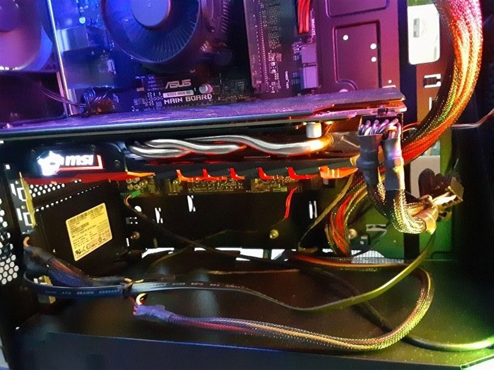 Rog prebuilt with some changes - Micro Center Build