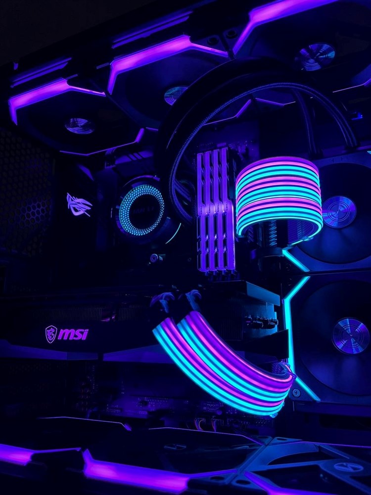 Neon Build O11 - Micro Center Build