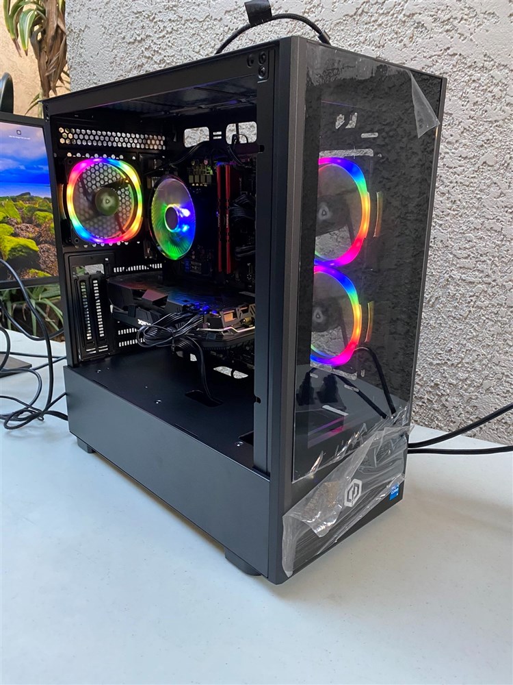 Light up fans - Micro Center Build