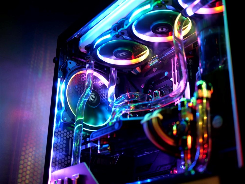 Pure RGB build - Micro Center Build