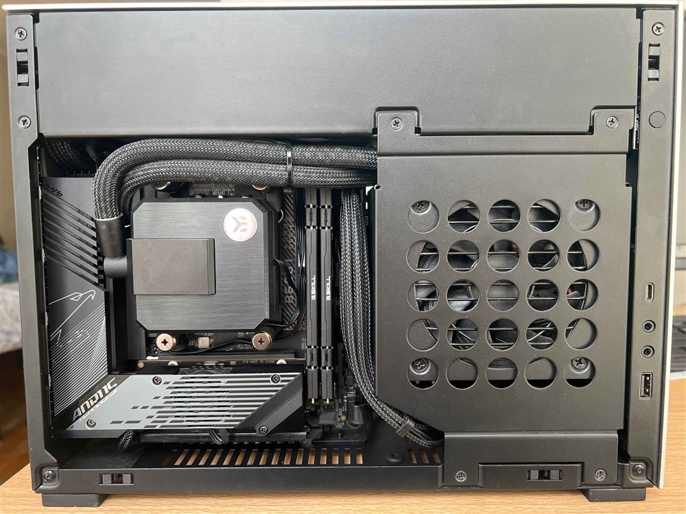 Gigabyte Black and Grey Themed Gaming PC - Micro Center Build