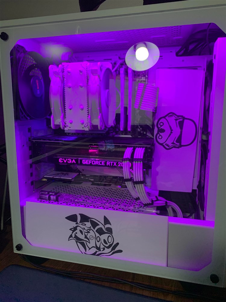 White RGB Build - Micro Center Build