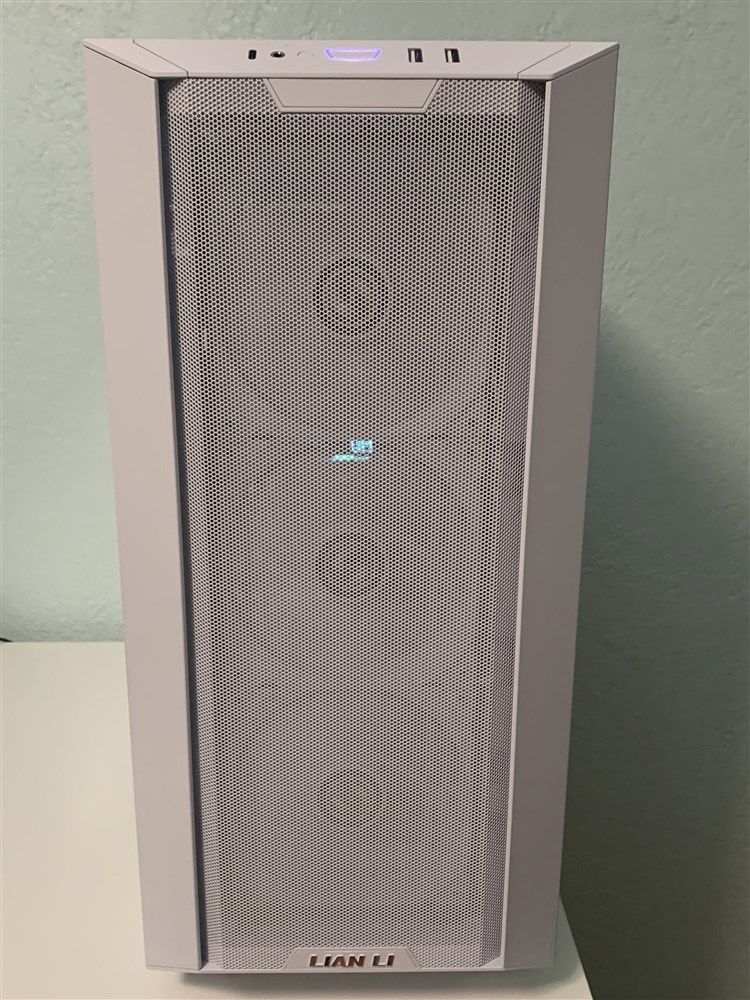 Sleek White Lancool III - Micro Center Build