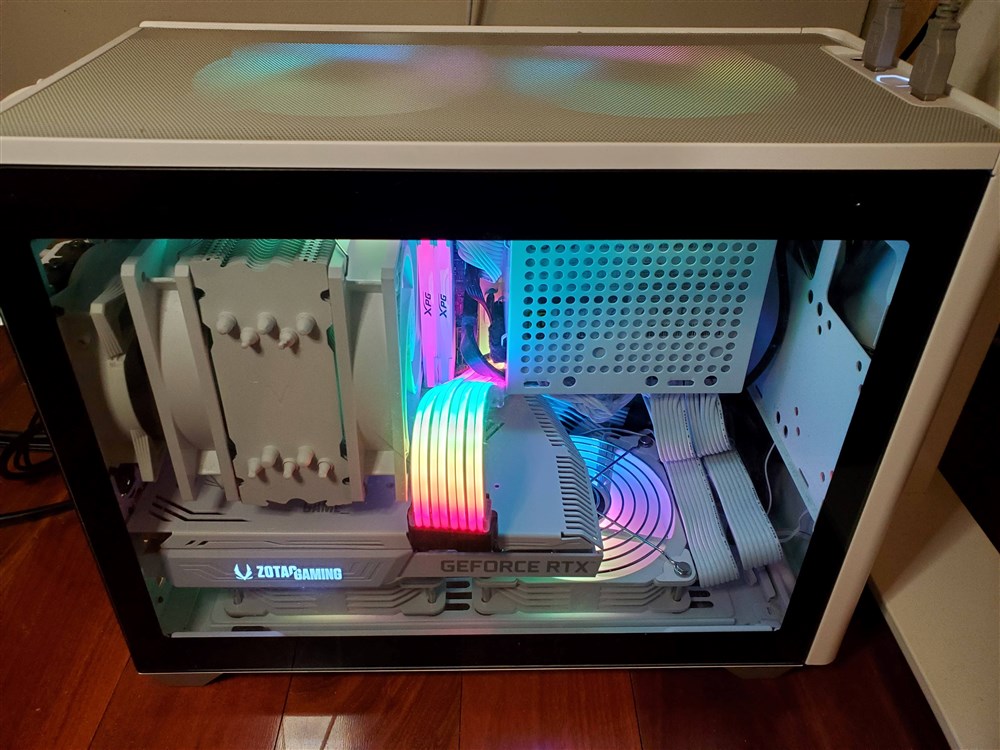 All-white WFH / Gaming PC - Micro Center Build
