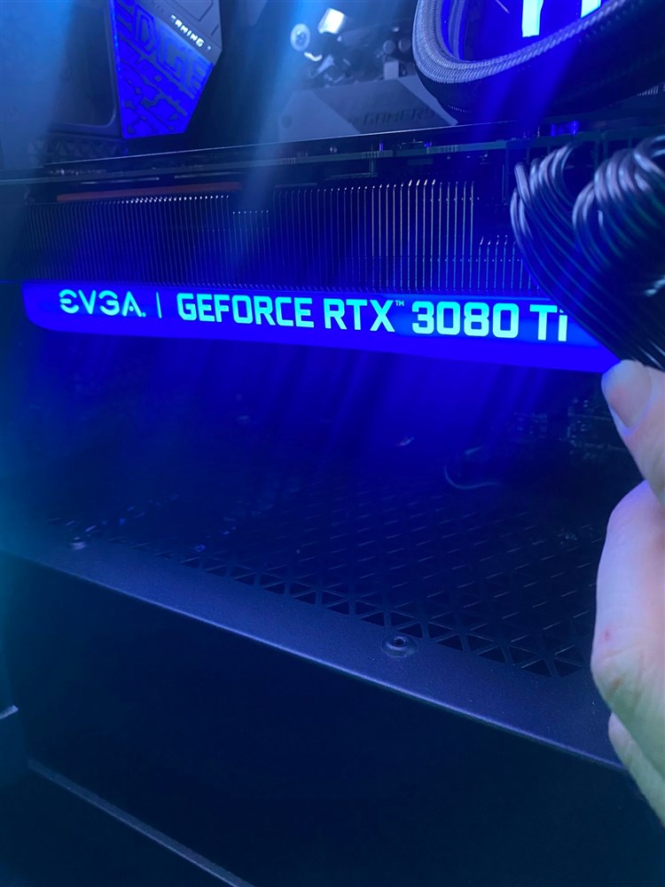 Blue gaming PC - Micro Center Build