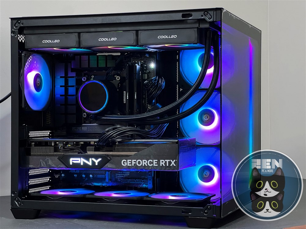 More RGB = 120% performance gain lolll - Micro Center Build