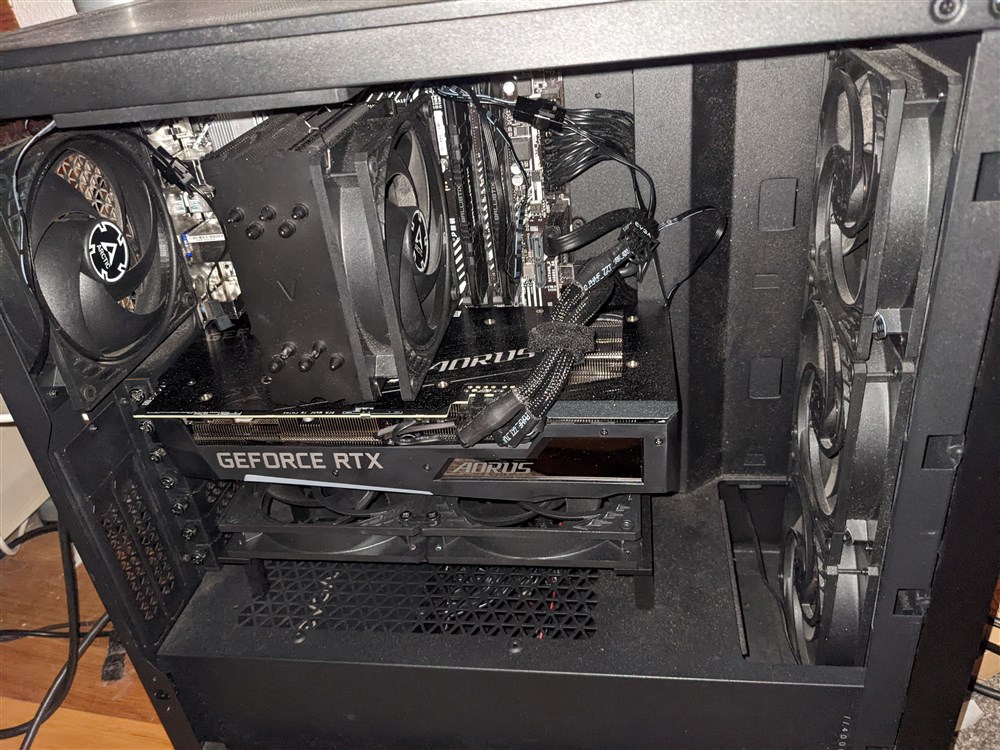 The computer build - Micro Center Build