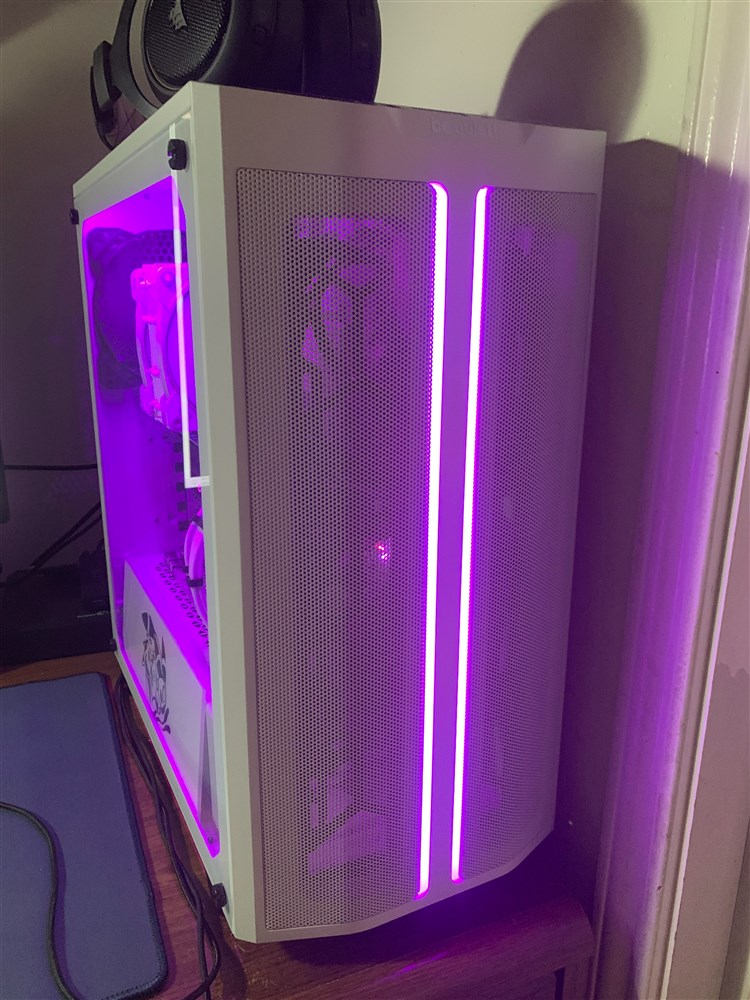 White RGB Build - Micro Center Build