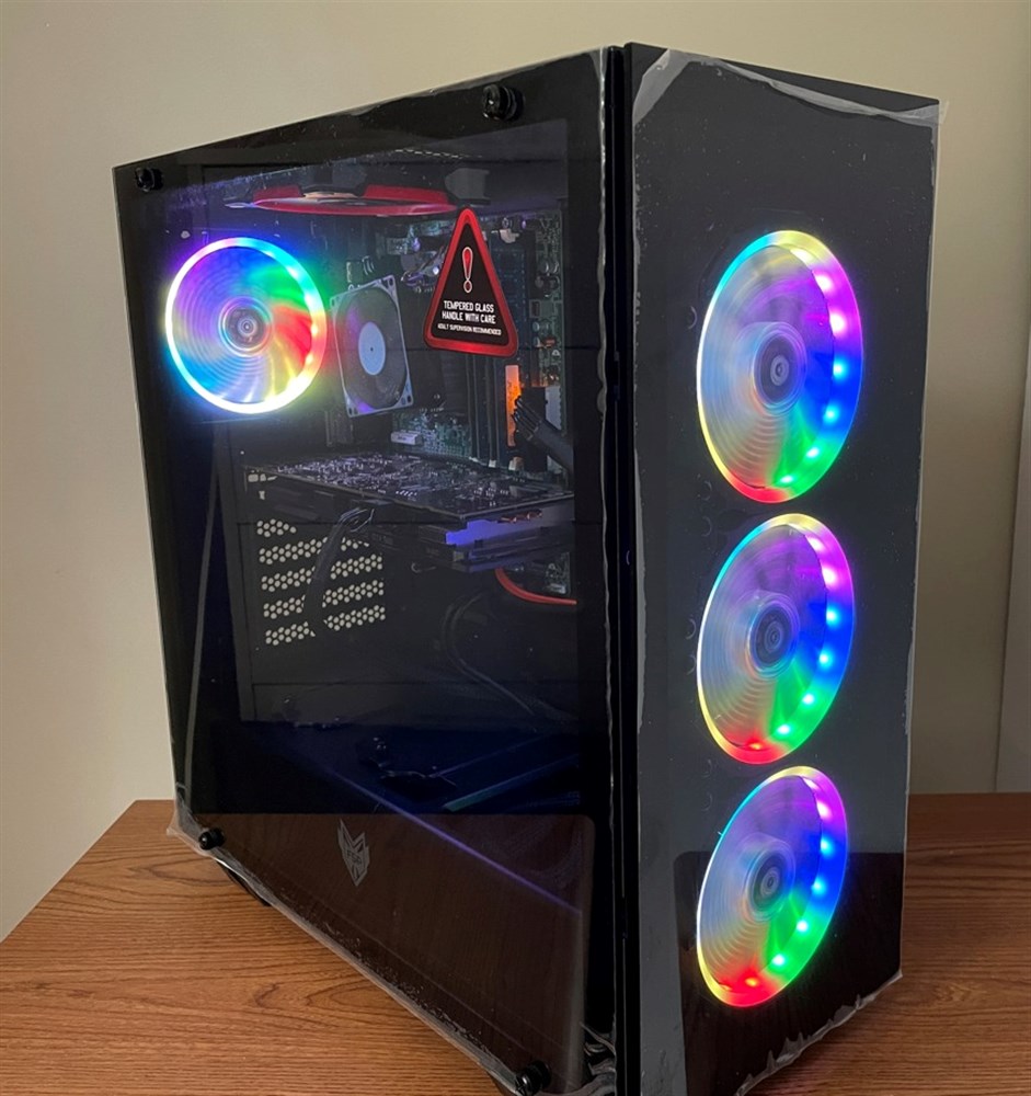 Budget Rainbow Monster $350 Gaming PC - Micro Center Build