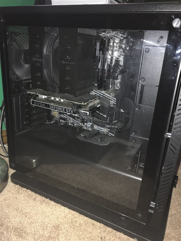Dark mode anti-RGB build - Micro Center Build