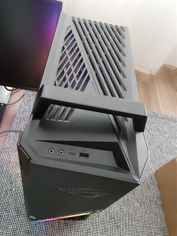 Rog prebuilt with some changes - Micro Center Build