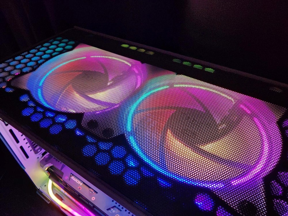 Rainbow powerhouse - Micro Center Build