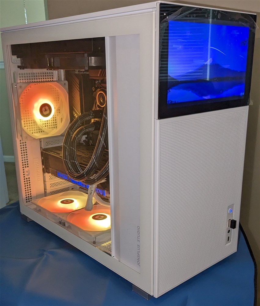 RTX 2070 super White budget build. Built - Micro Center Build