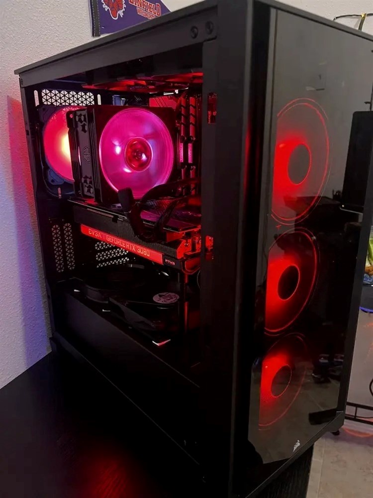 Red gaming pc - Micro Center Build