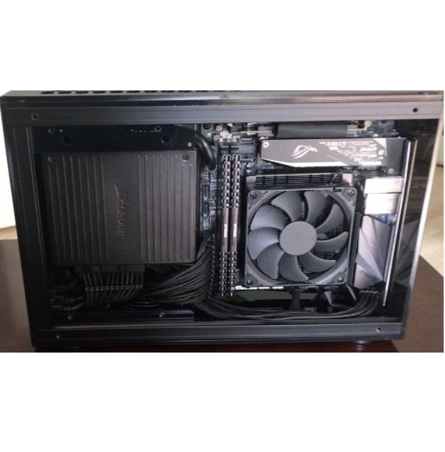 My first pc build. A not so Mini ITX. - Micro Center Build