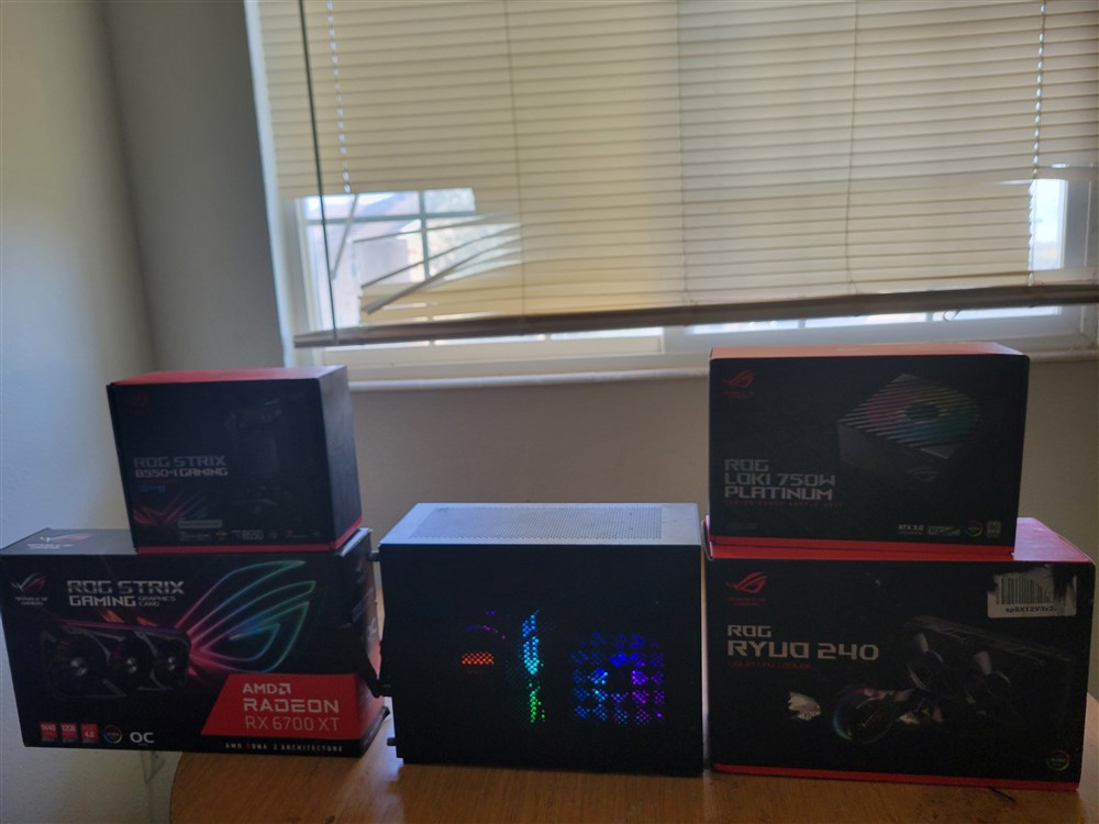 My Asus ROG Team Red ITX Build 2.0 - Micro Center Build