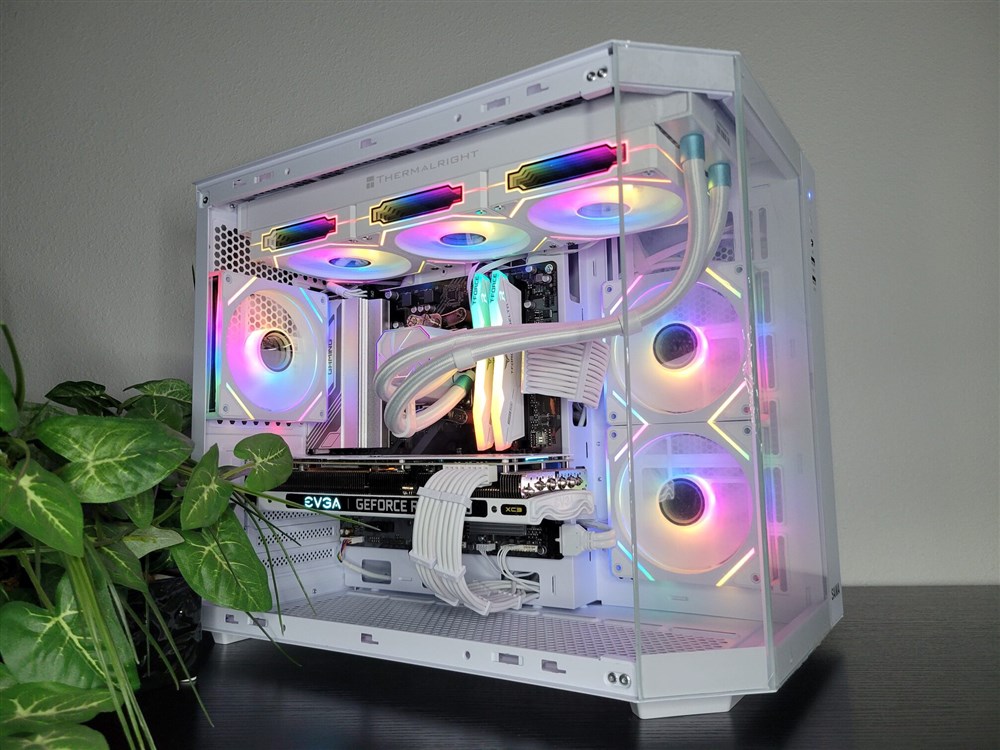 AM5 White RGB Beast - Micro Center Build