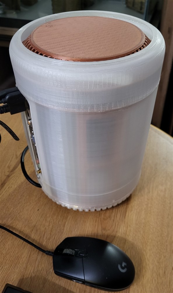 Mini ITX Cylinder using Ryzen APU - Micro Center Build