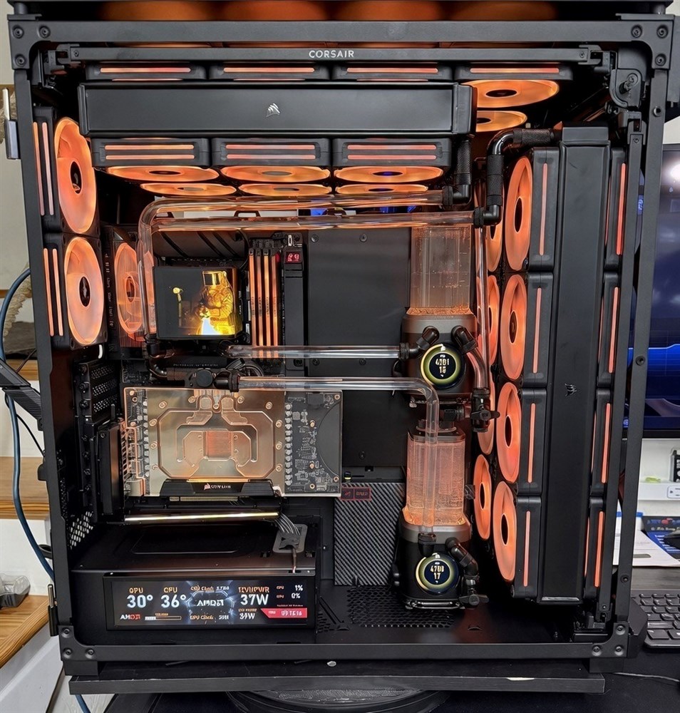 Corsair 9000d - Micro Center Build