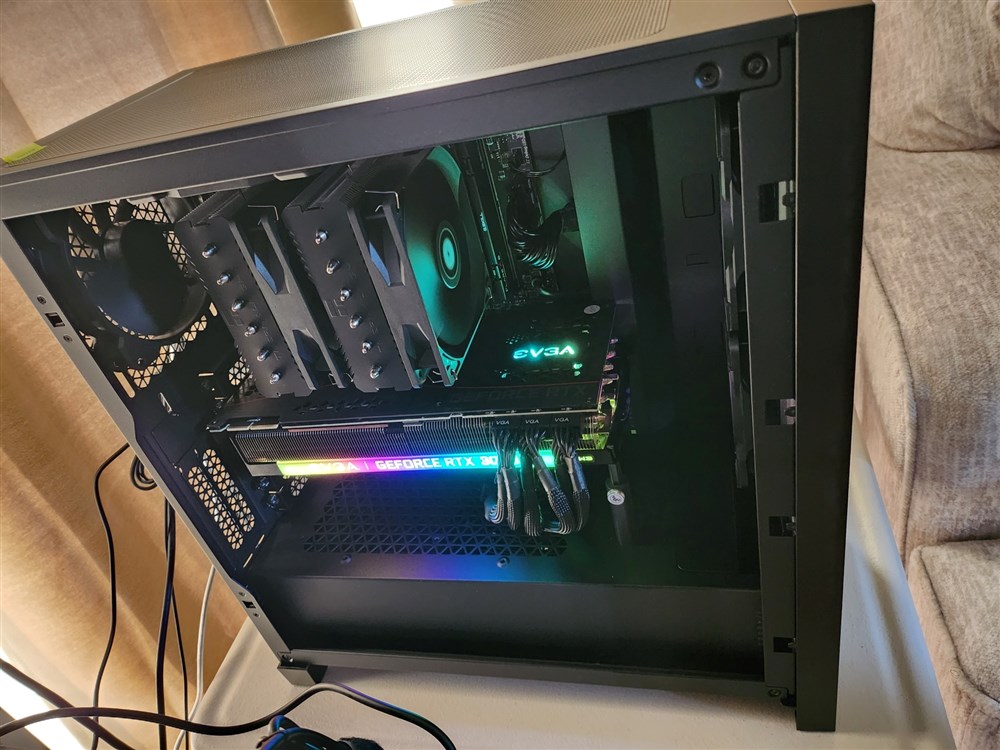 Black - Minimal RGB - Micro Center Build