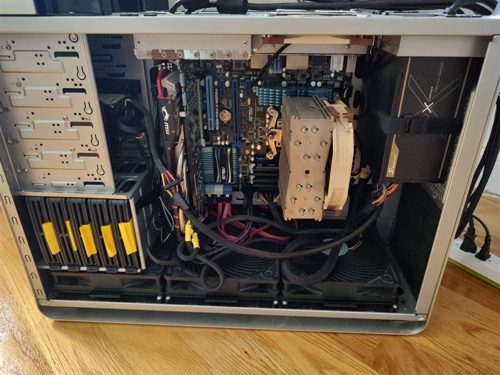 Gold old days :-) FT02 2500K 970 - Micro Center Build