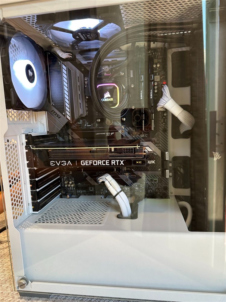 white one - Micro Center Build